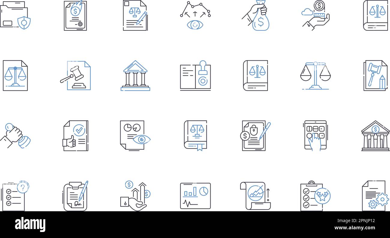 Consultation line icons collection. Advice, Counseling, Expertise ...