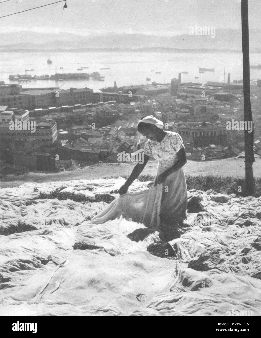 BRAZIL. Rio de Janeiro. Blanchisseuse (2) Washerwoman 1951 old vintage ...