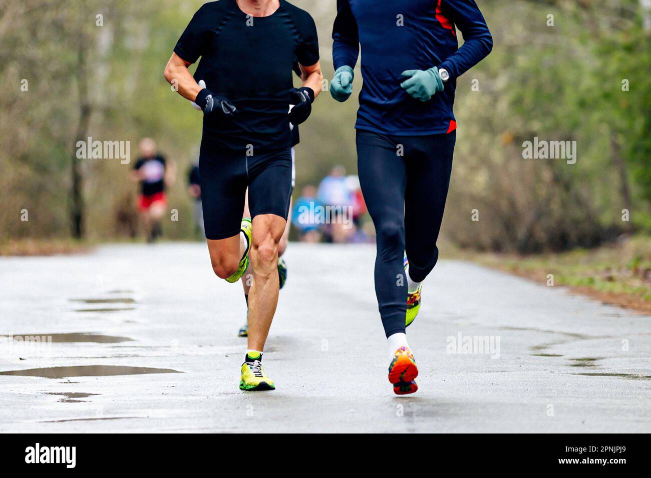 Legs feet five people on hi-res stock photography and images - Alamy