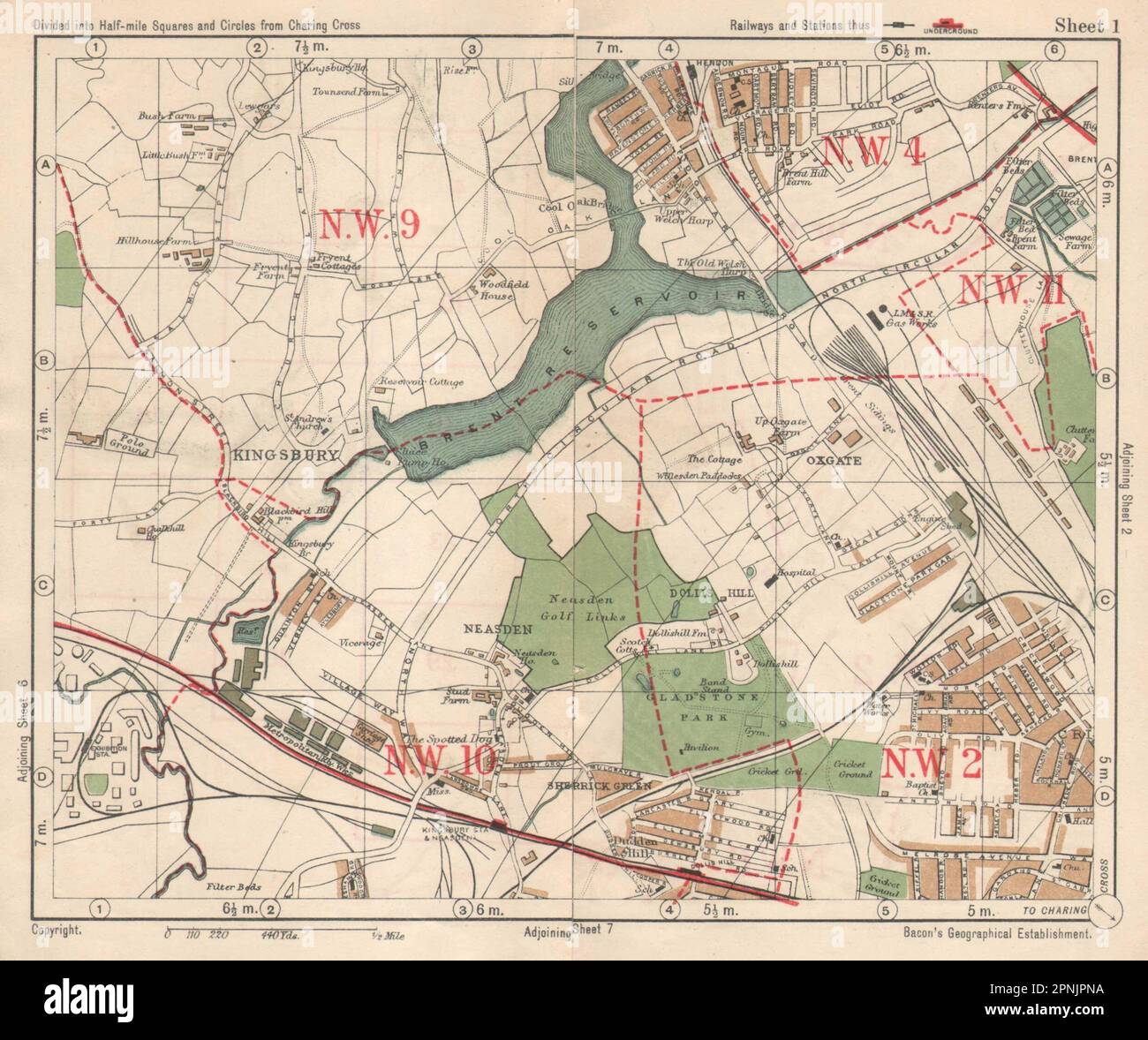 Bacon pocket map of london hi-res stock photography and images - Alamy