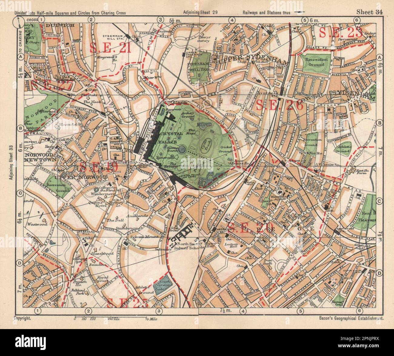 Bacon pocket map of london hi-res stock photography and images - Alamy