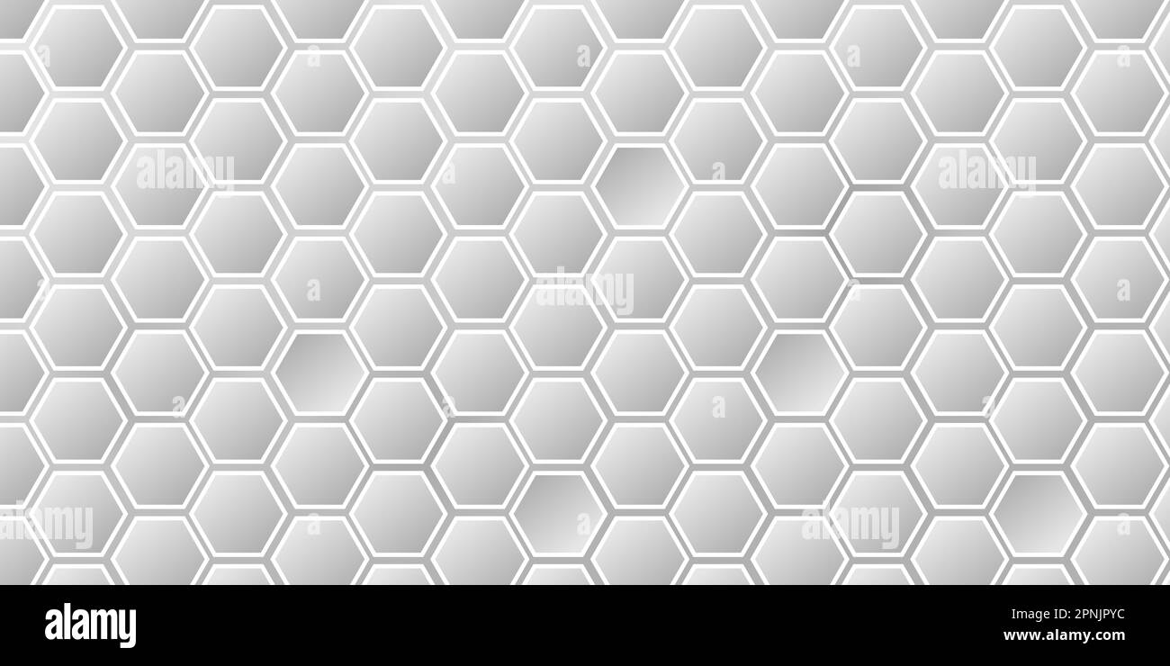 Abstract honeycomb white background. Embossed Hexagon vector pattern ...