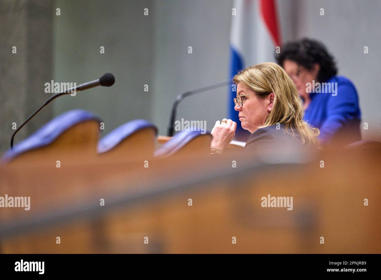 THE HAGUE - Netherlands, 19/04/2023, Caroline van der PLas (BBB) in the ...