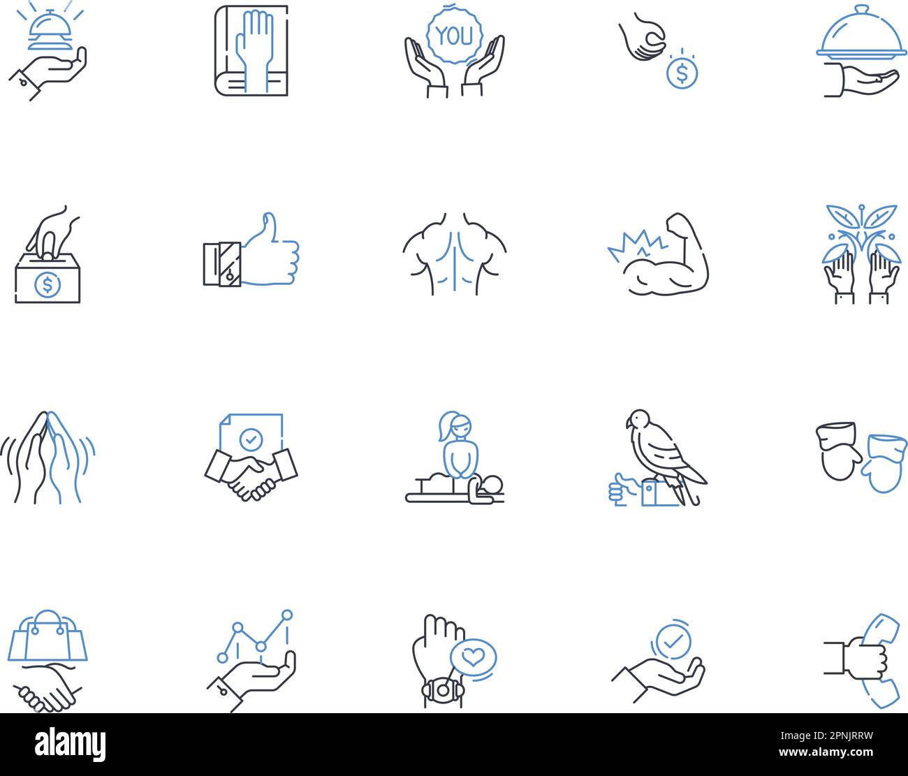 Thriving line icons collection. Flourishing, Thriving, Booming ...