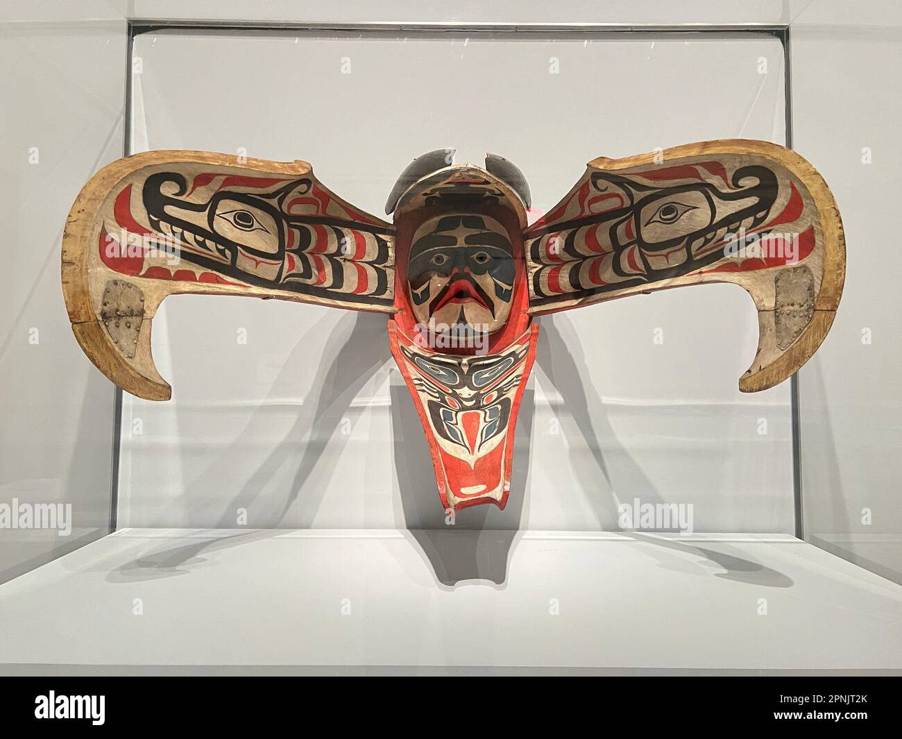 Thunderbird Transformation Mask, 19th century. MEDIUM Cedar, pigment ...