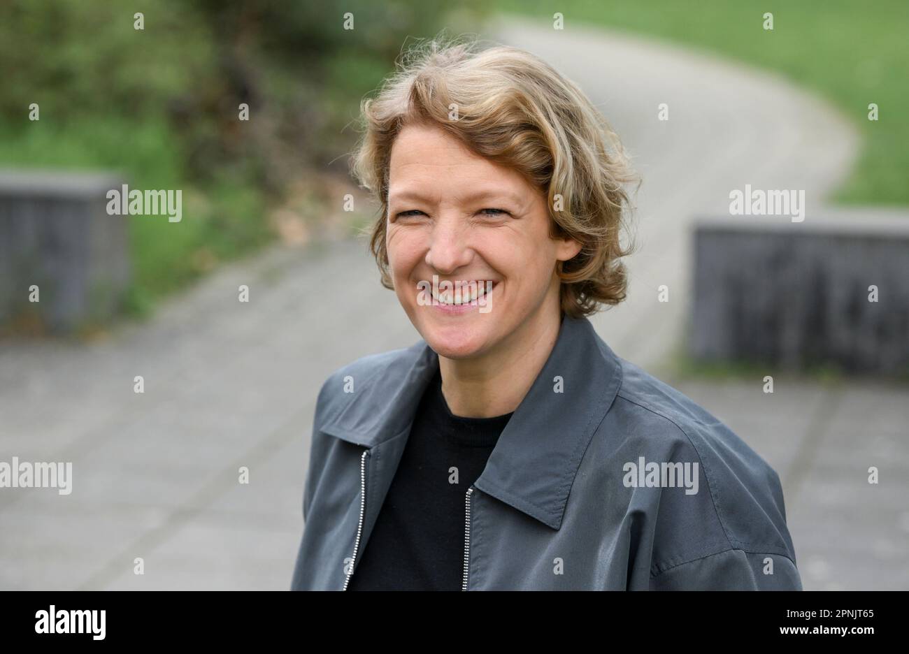 Berlin, Germany. 18th Apr, 2023. Author Lucia Jay von Seldeneck at a ...