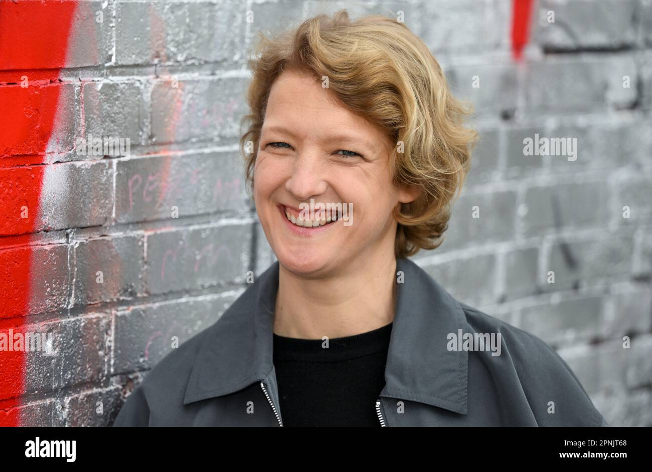 Berlin, Germany. 18th Apr, 2023. Author Lucia Jay von Seldeneck at a ...