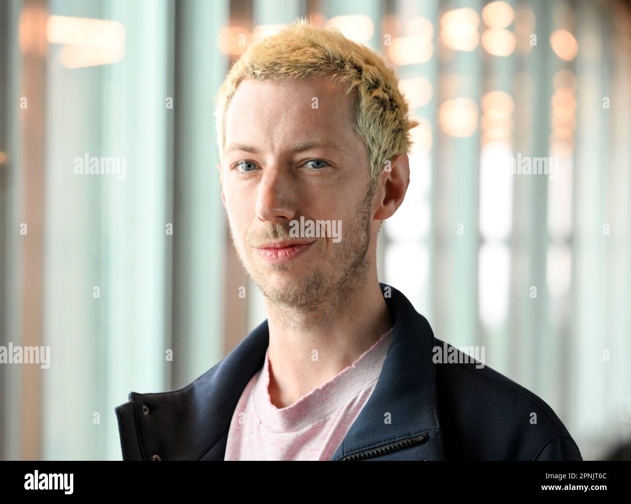 Berlin, Germany. 18th Apr, 2023. Actor Max Mauff at an interview day ...