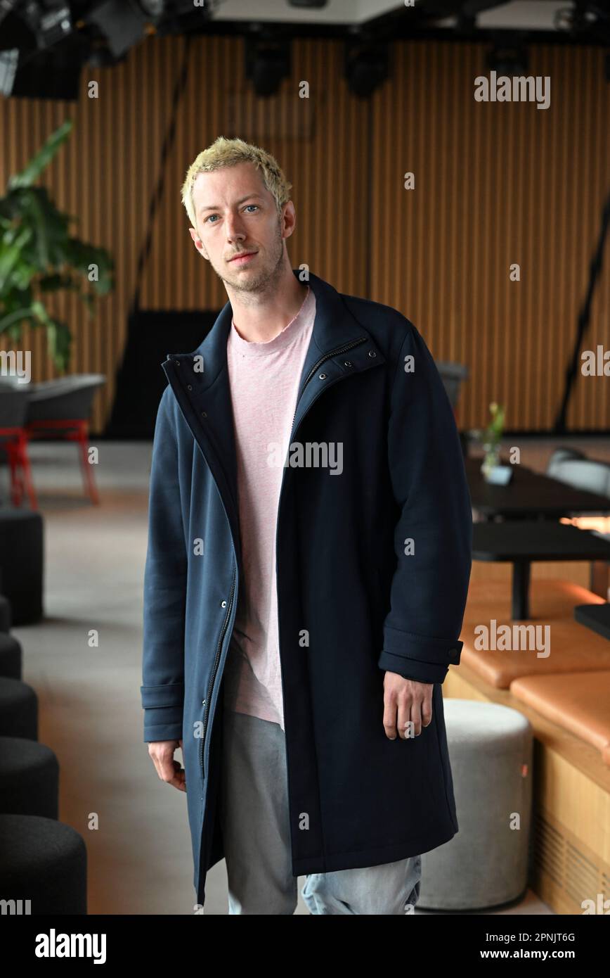 Berlin, Germany. 18th Apr, 2023. Actor Max Mauff at an interview day ...