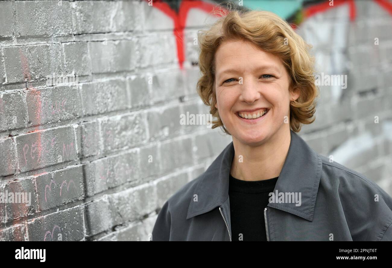 Berlin, Germany. 18th Apr, 2023. Author Lucia Jay von Seldeneck at a ...