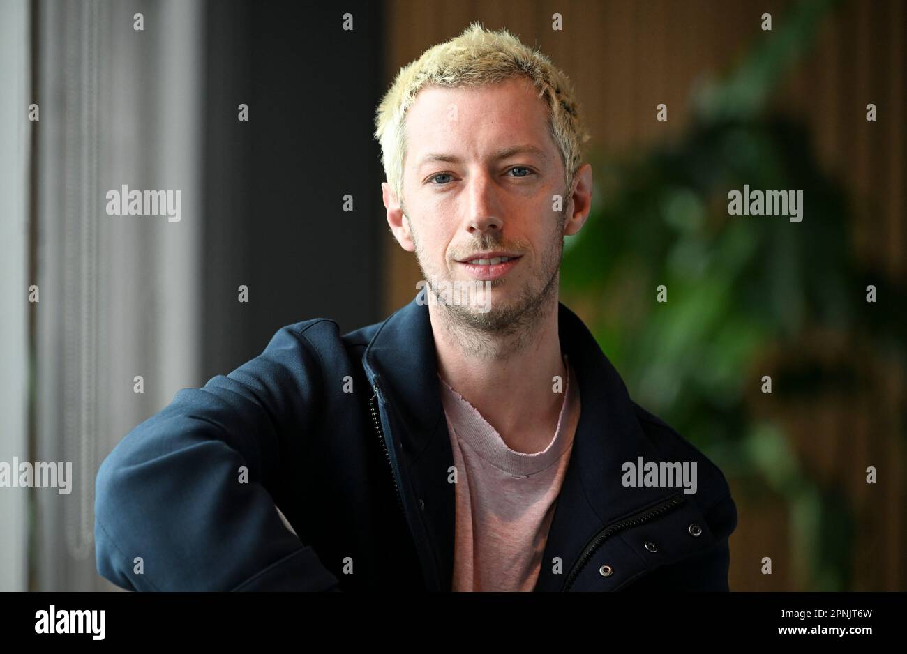 Berlin, Germany. 18th Apr, 2023. Actor Max Mauff at an interview day ...