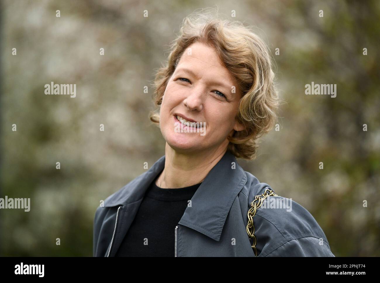 Berlin, Germany. 18th Apr, 2023. Author Lucia Jay von Seldeneck at a ...