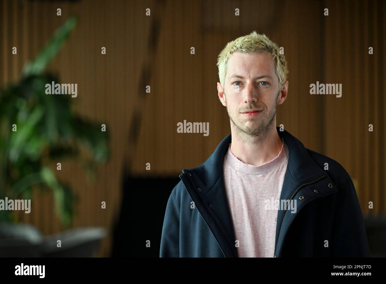 Berlin, Germany. 18th Apr, 2023. Actor Max Mauff at an interview day ...