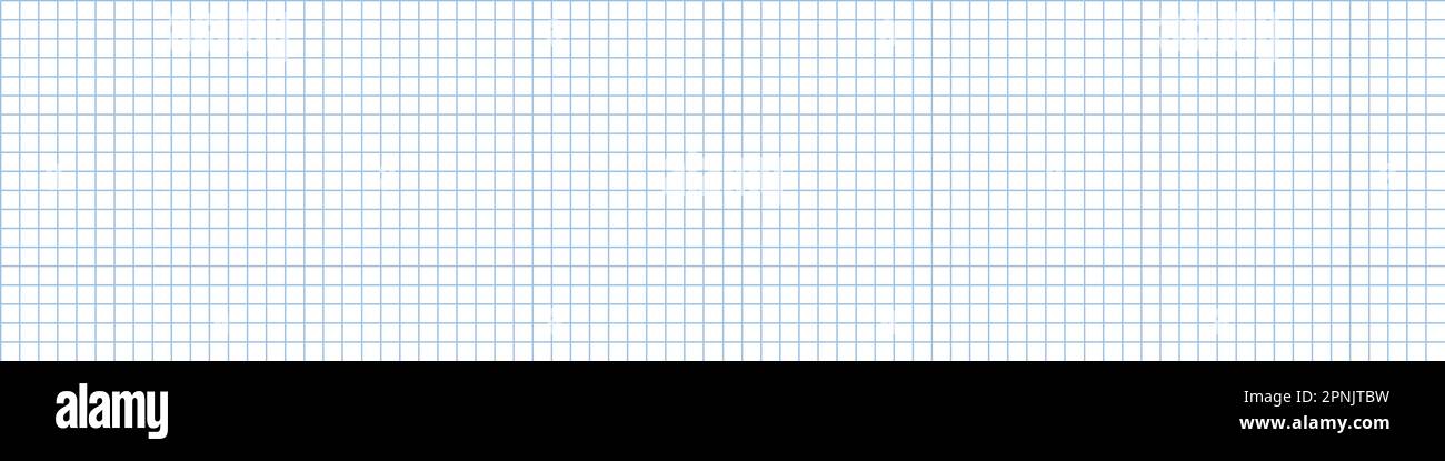 Grid square line background for notebook. Seamless pattern empty blue ...