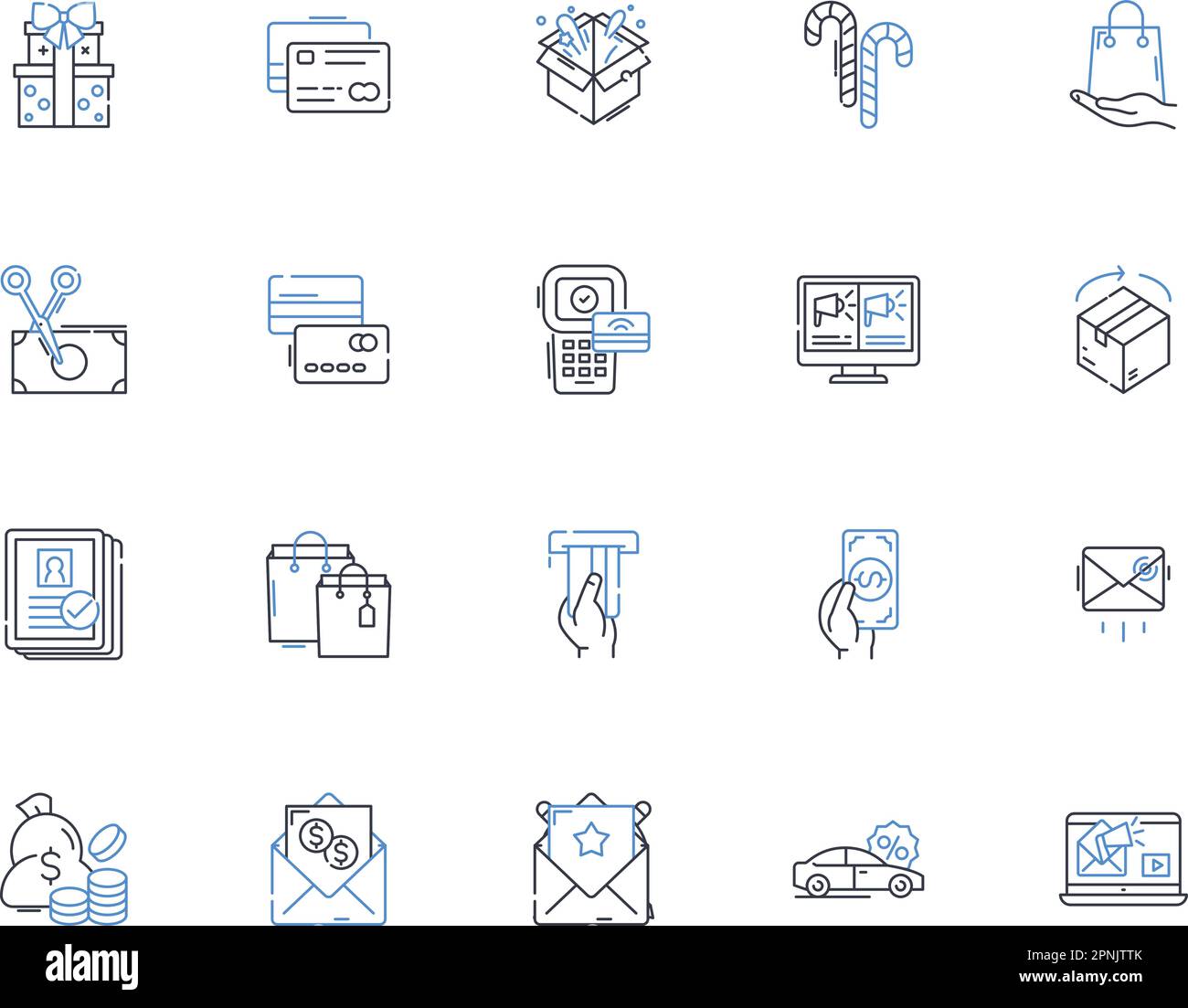 Binge shopping Stock Vector Images - Alamy