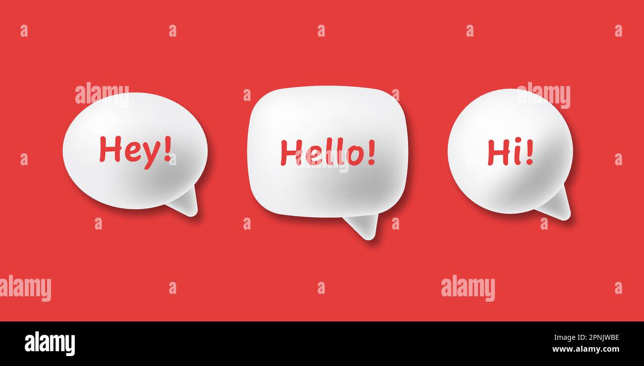 Blank speechbubble hi-res stock photography and images - Alamy