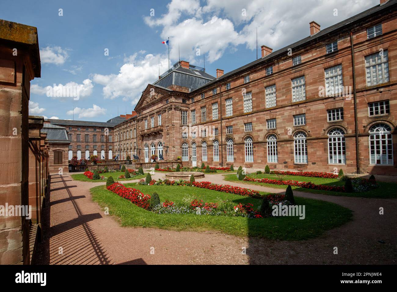 Saverne, France. 16th Aug, 2020. View of the Rohan Castle (Chateau des ...