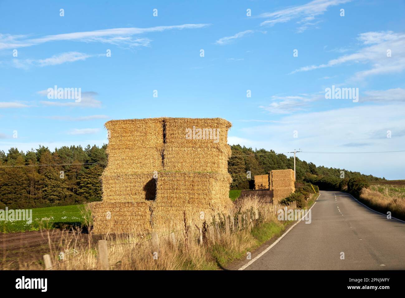Hay fields hi-res stock photography and images - Alamy