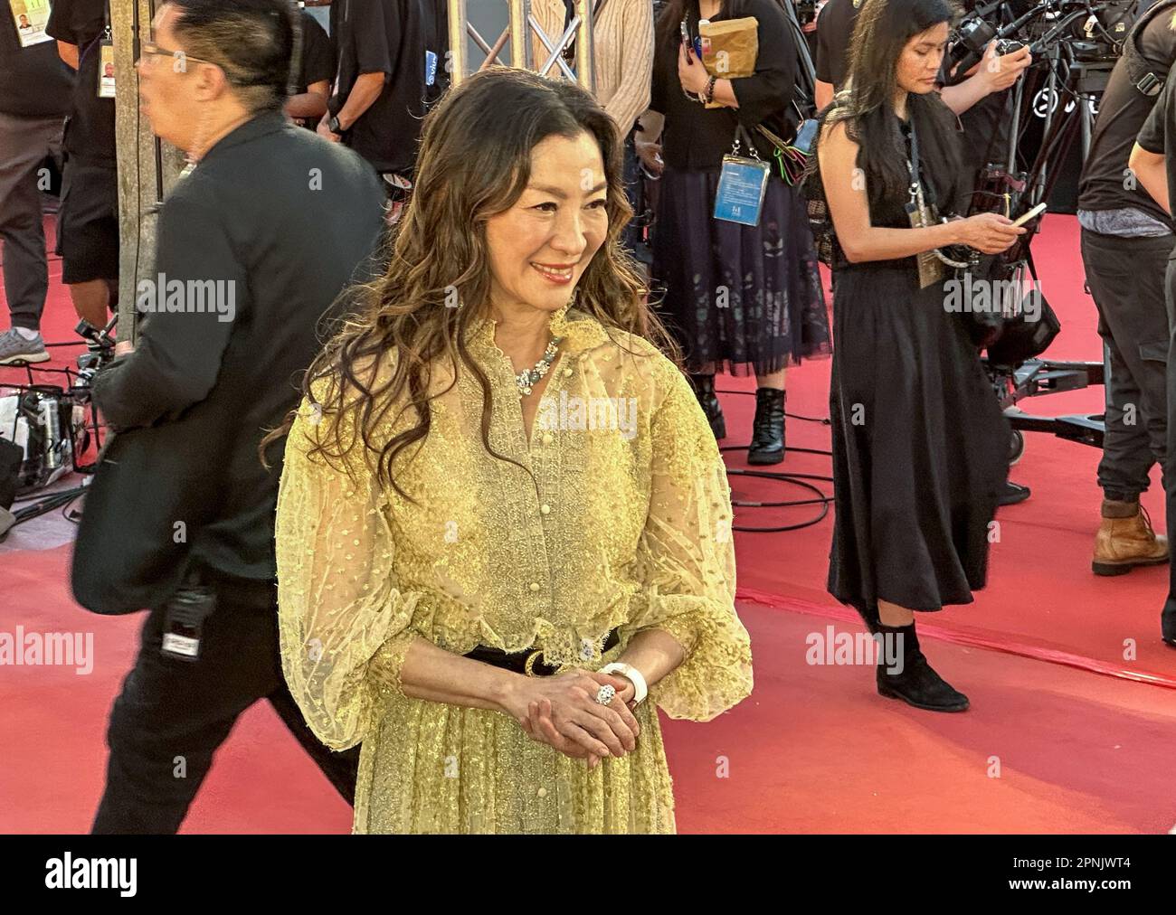 Actress Michelle Yeoh Choo-Kheng attends the 41st Hong Kong Film Awards ...