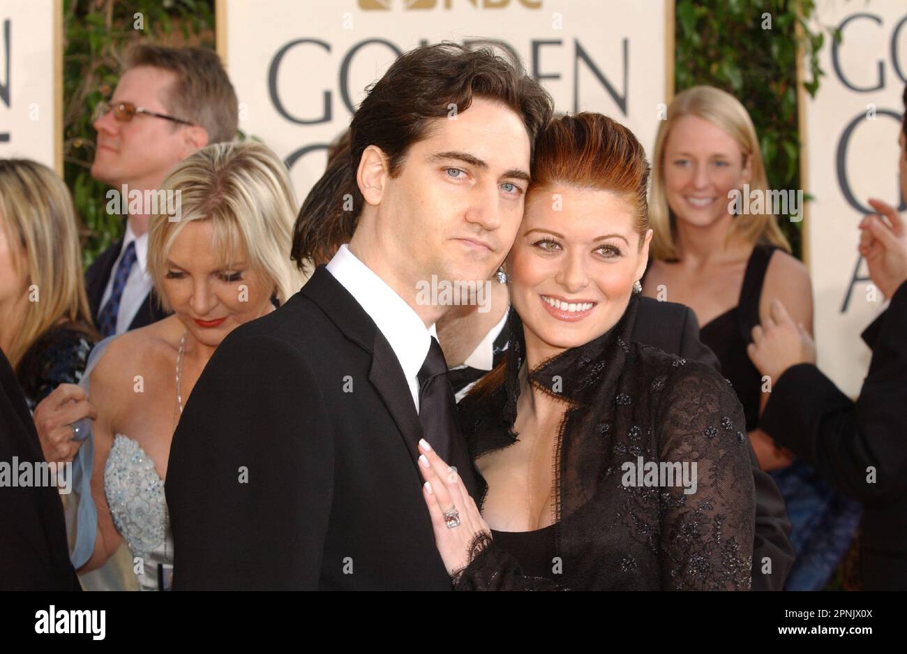 "61st Golden Globe Awards" January 25, 2004 Debra Messing and husband ...