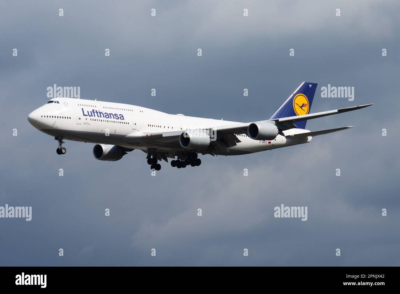 Frankfurt, Germany - August 17, 2014: Lufthansa passenger plane at ...