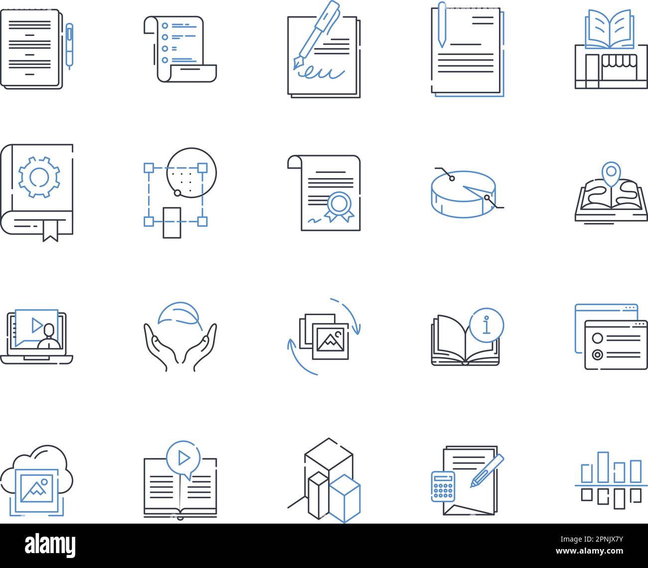 training line icons collection. Exercise, Workout, Conditioning ...