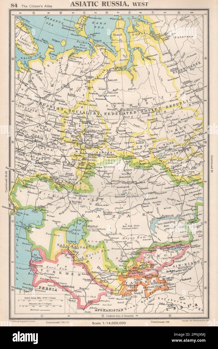 Kirgiz central asia map hi-res stock photography and images - Alamy