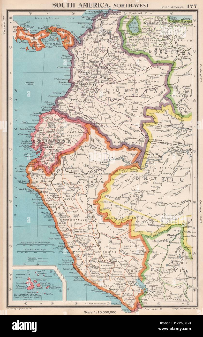 Map of colon panama hi-res stock photography and images - Alamy