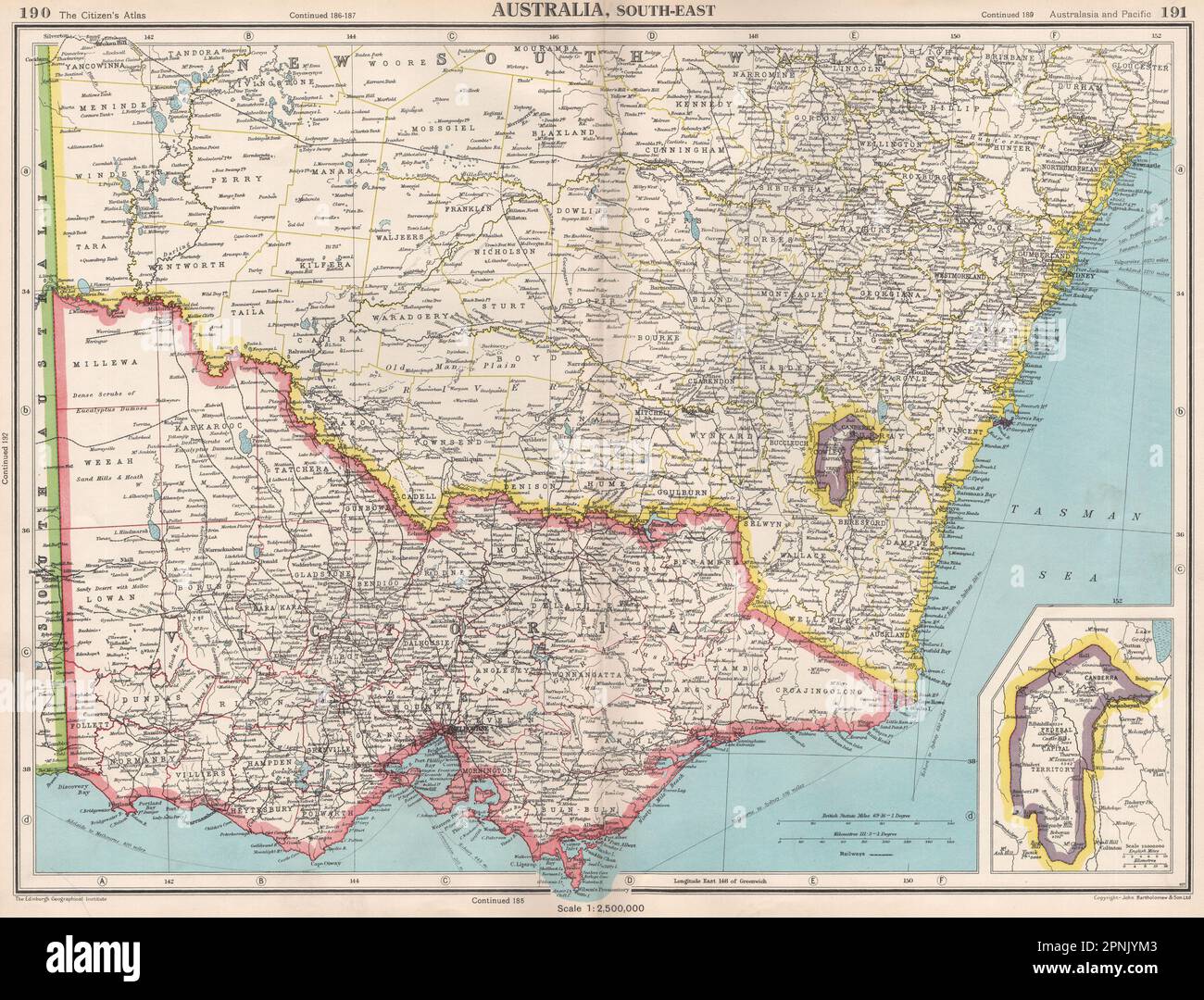 Jervis bay map hi-res stock photography and images - Alamy