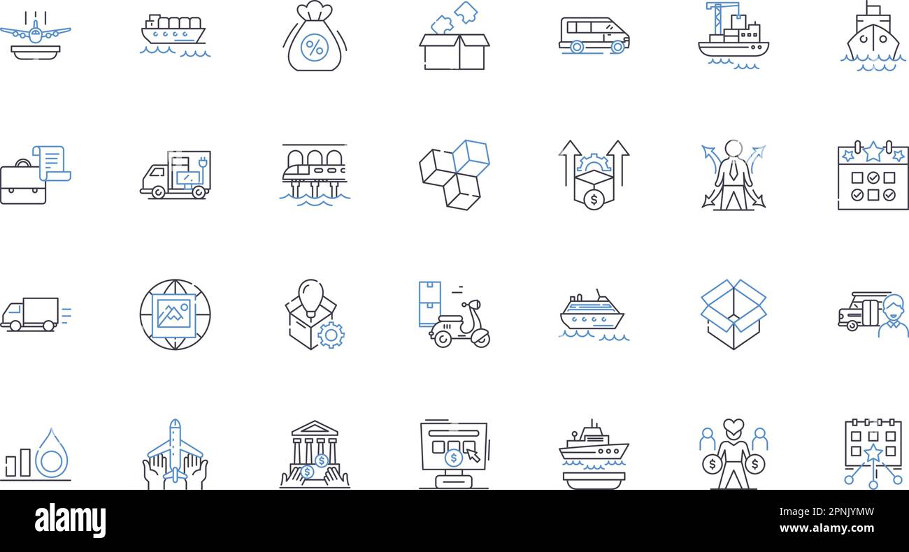 Dispensation line icons collection. Religion, Grace, Covenant ...