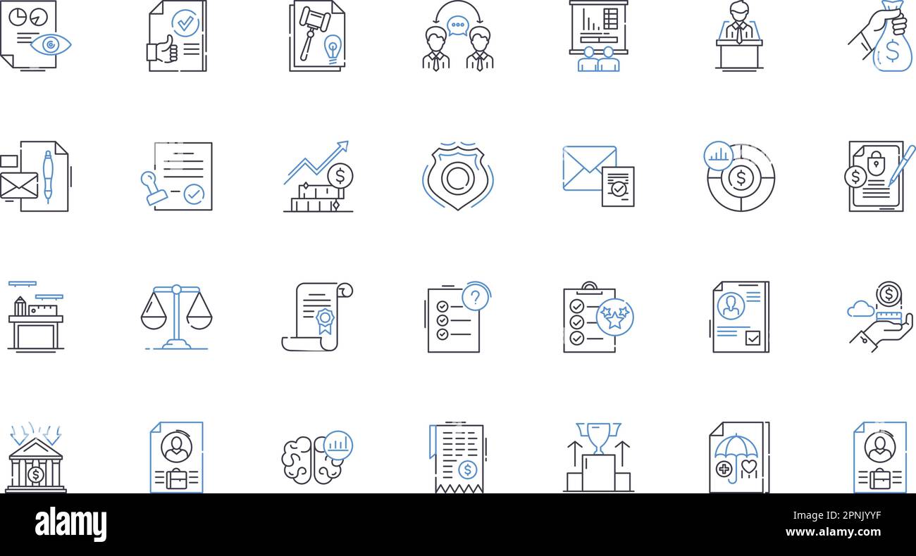 Political leadership line icons collection. Statesmanship, Diplomacy ...