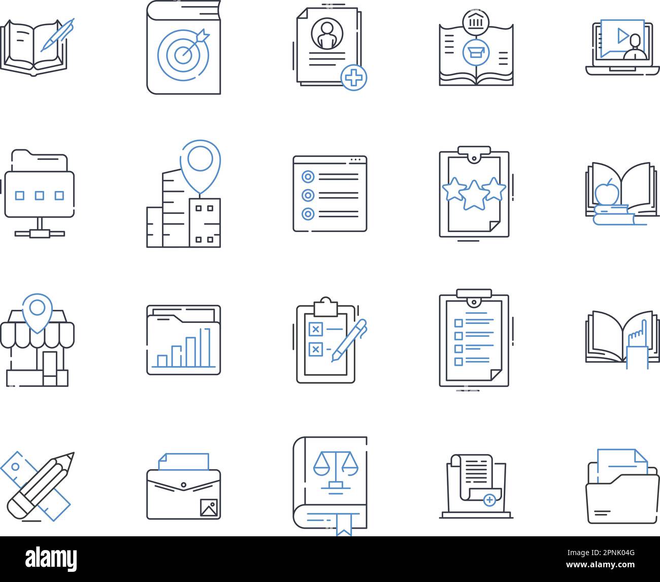 Art materials line icons collection. Paint, brushes, Canvas, Easel ...