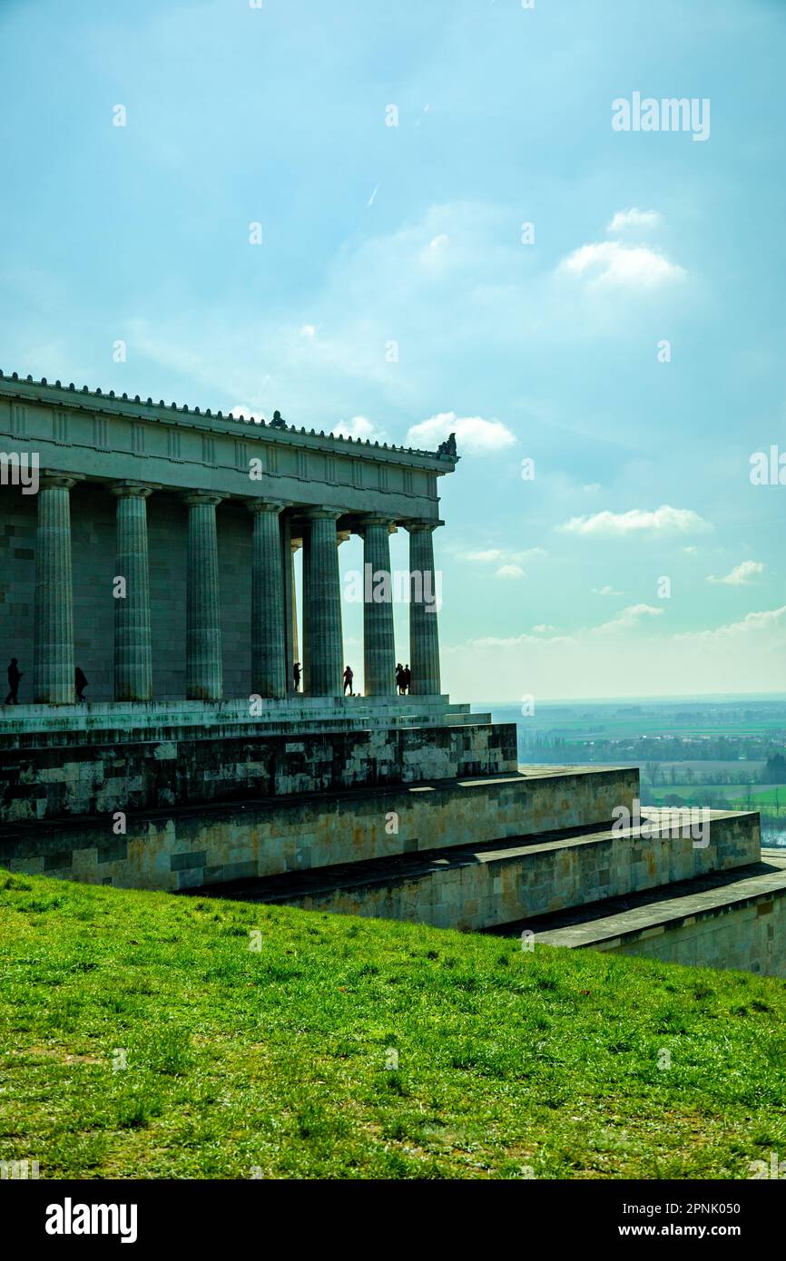 Spring hike through beautiful Danube delta near Donaustauf - Bavaria ...