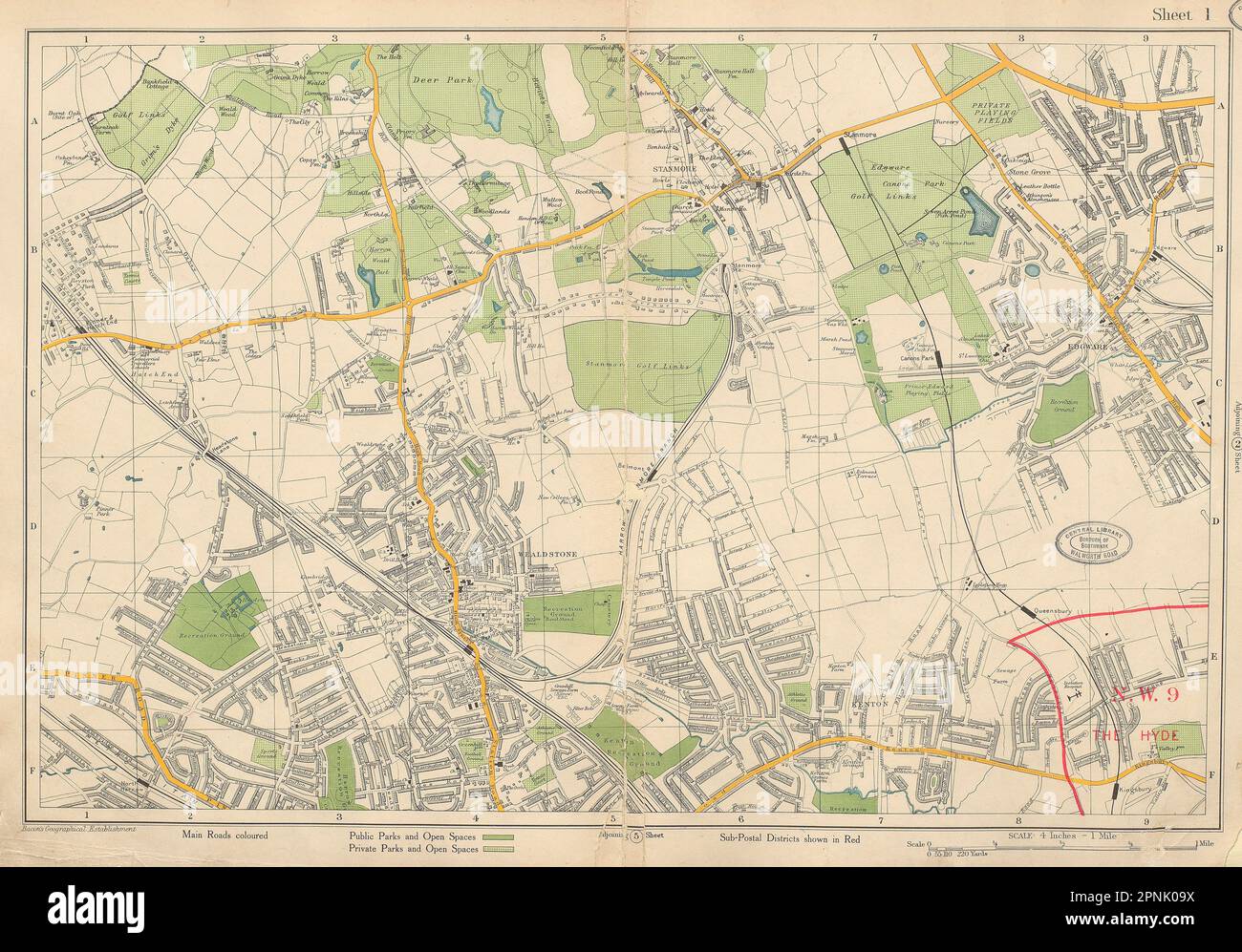 STANMORE Wealdstone Edgware Pinner North Harrow The Hyde Kenton. BACON ...