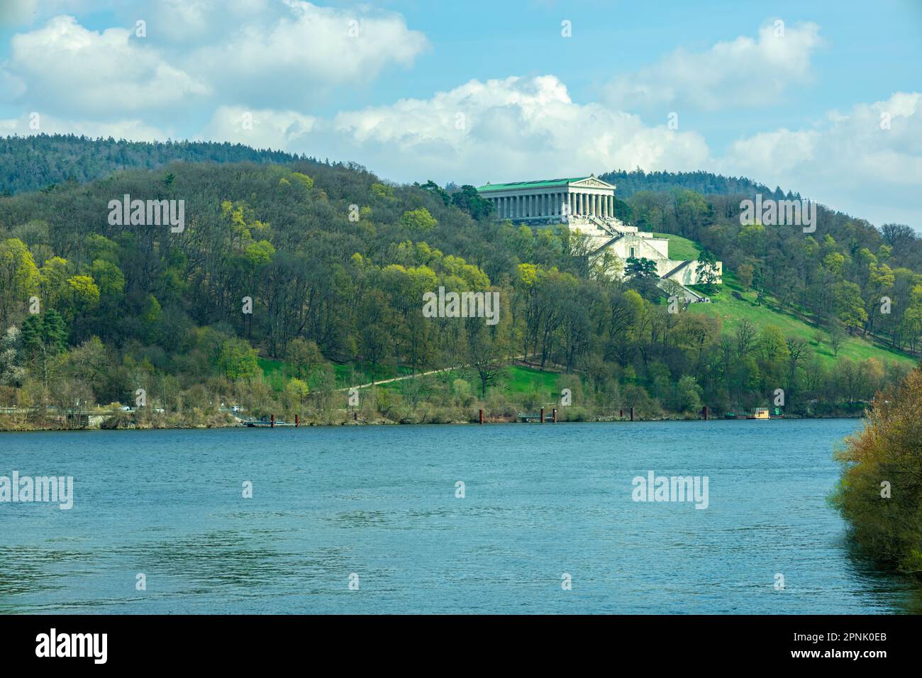 Spring hike through beautiful Danube delta near Donaustauf - Bavaria ...