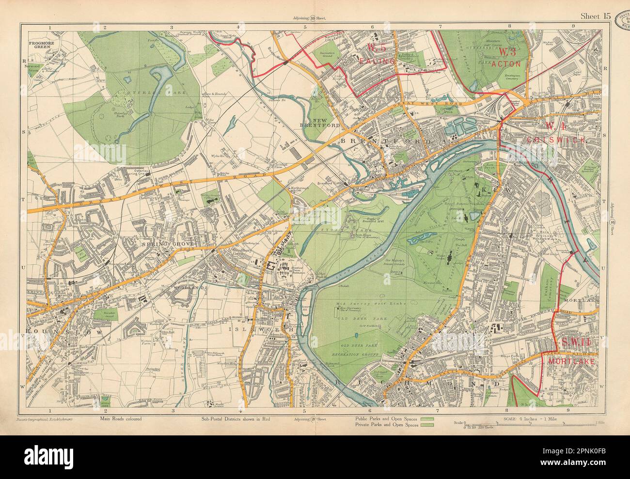 RICHMOND HOUNSLOW Kew Brentford Isleworth Chiswick Acton Ealing. BACON ...