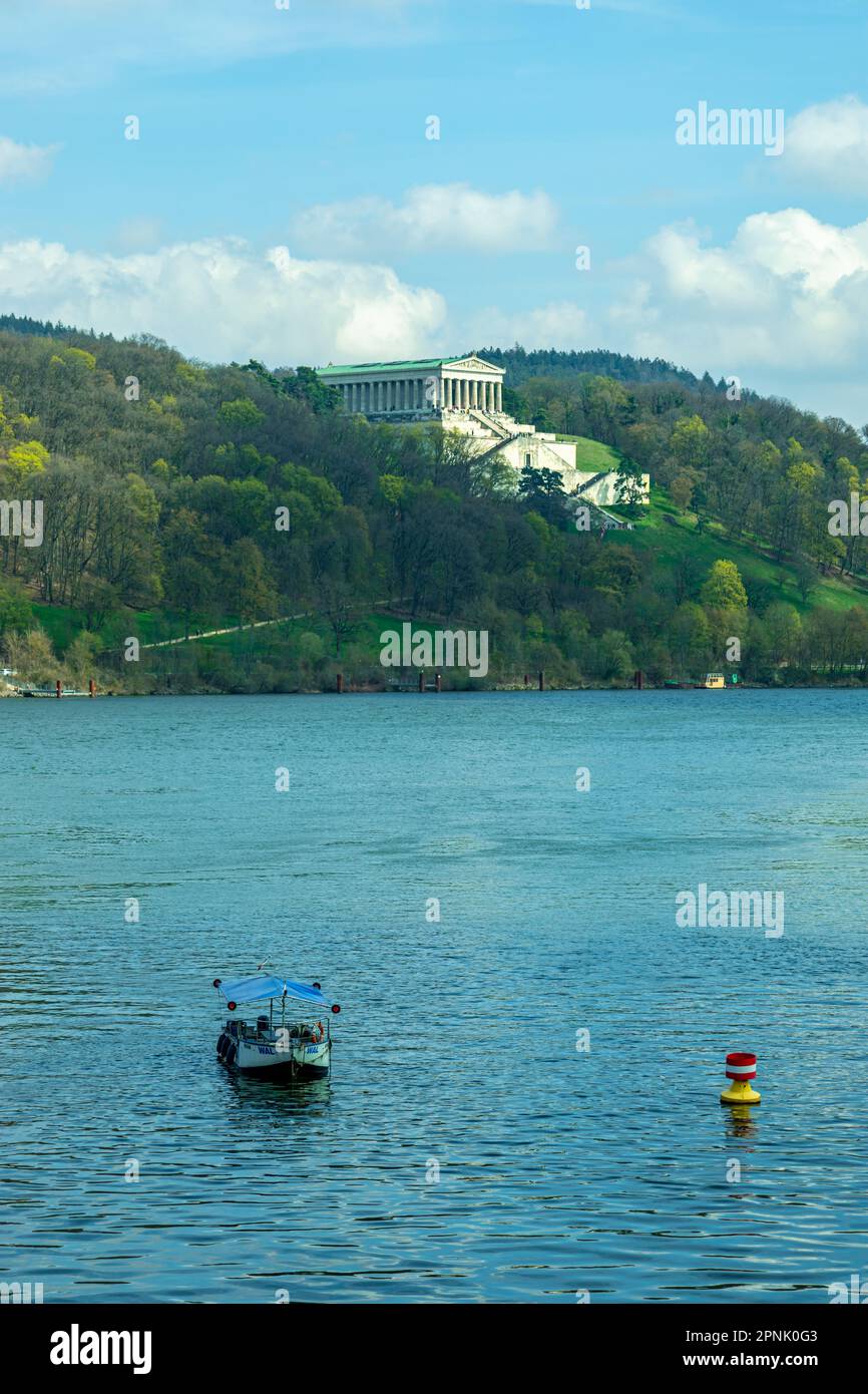 Spring hike through beautiful Danube delta near Donaustauf - Bavaria ...