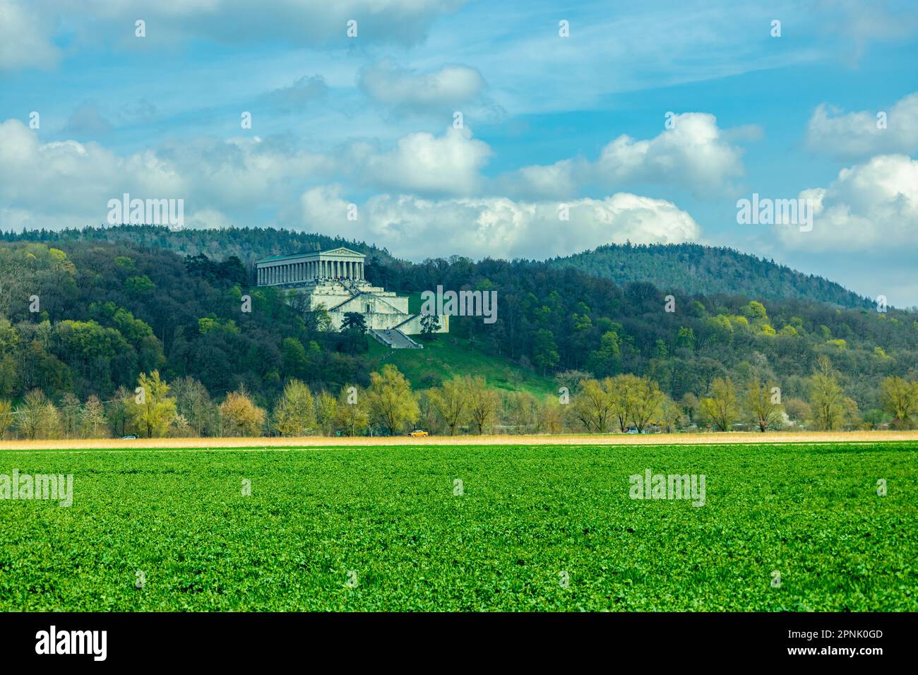 Spring hike through beautiful Danube delta near Donaustauf - Bavaria ...