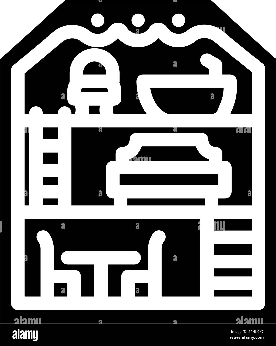 Dollhouse illustration Stock Vector Images - Alamy