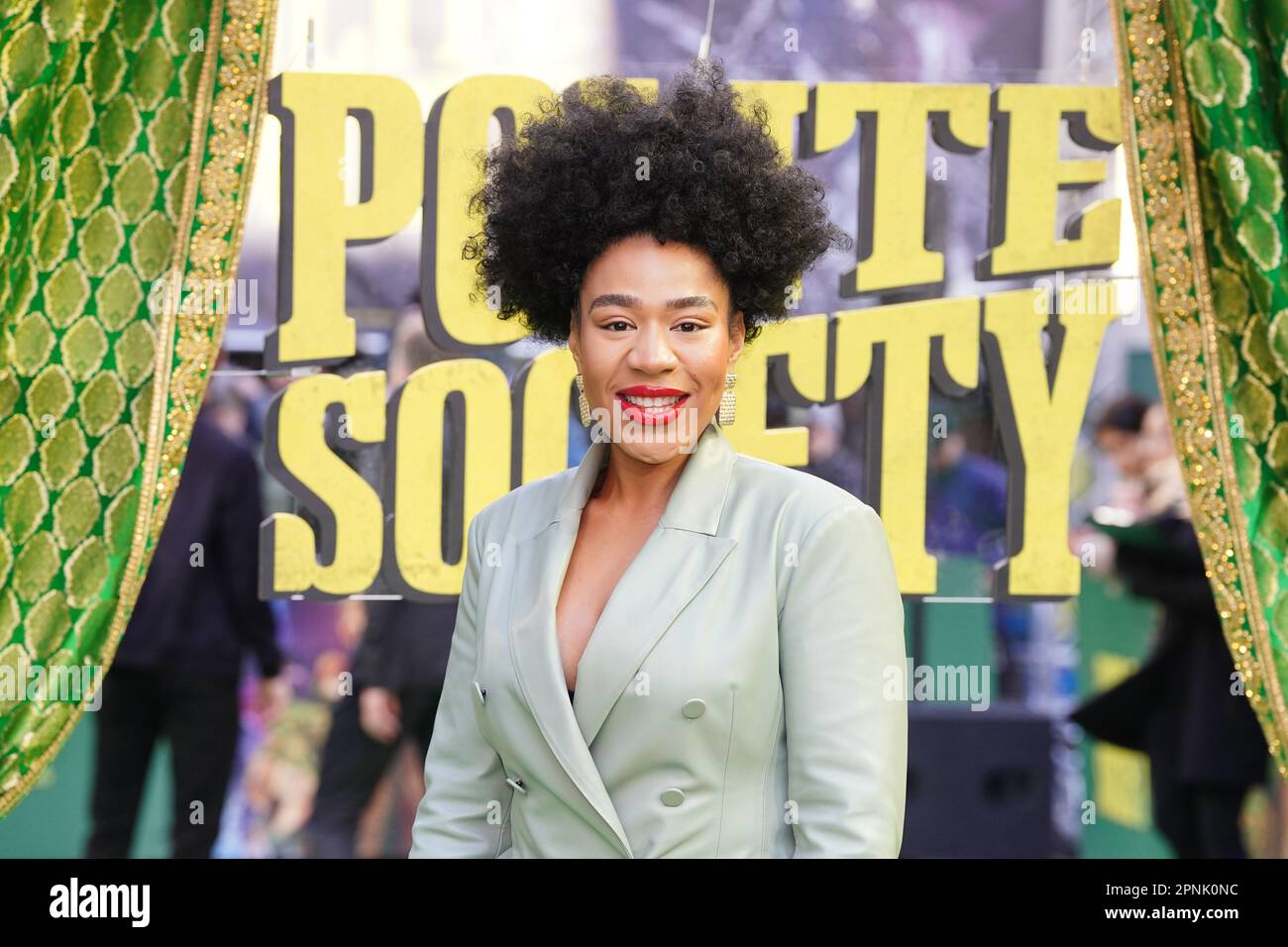 Shona Babayemi attends a special screening of Polite Society, at the ...