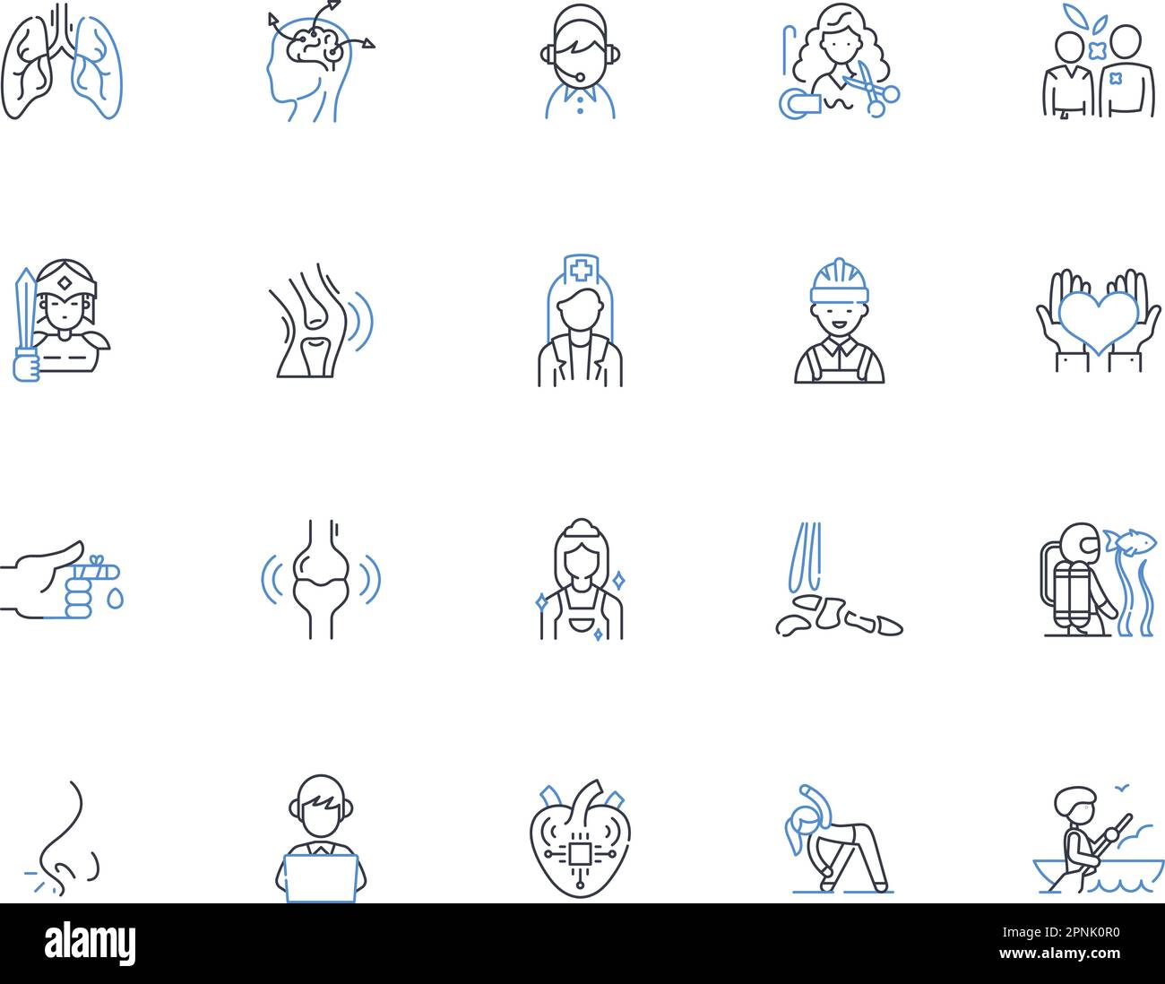 Technological advancement line icons collection. Automation, Robotics ... Technological advancement line icons collection. Automation, Robotics ...