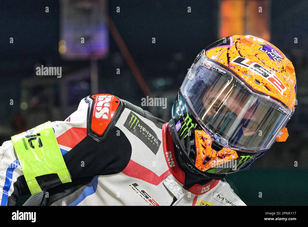 Le Mans, France. 16th Apr, 2023. MYKHALCHYK Illya (UKR), BMW M1000RR ...