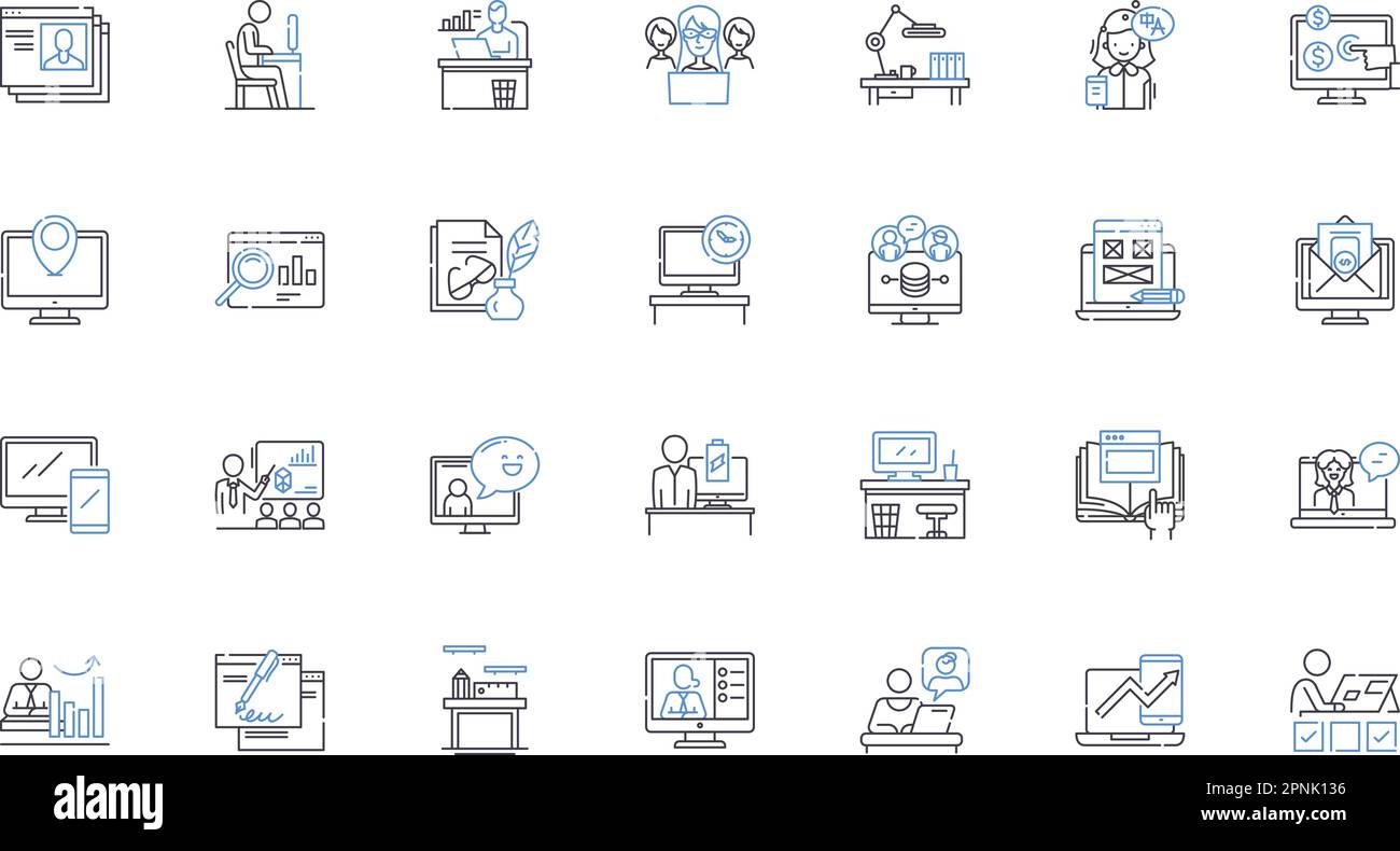 Balance and harmony line icons collection. Equilibrium, Serenity ...