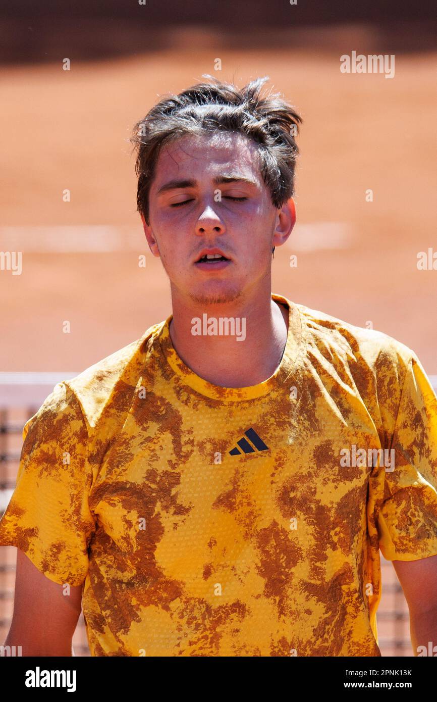 Barcelona, Spain. 19th Apr, 2023. Alexander Shevchenko in action during ...