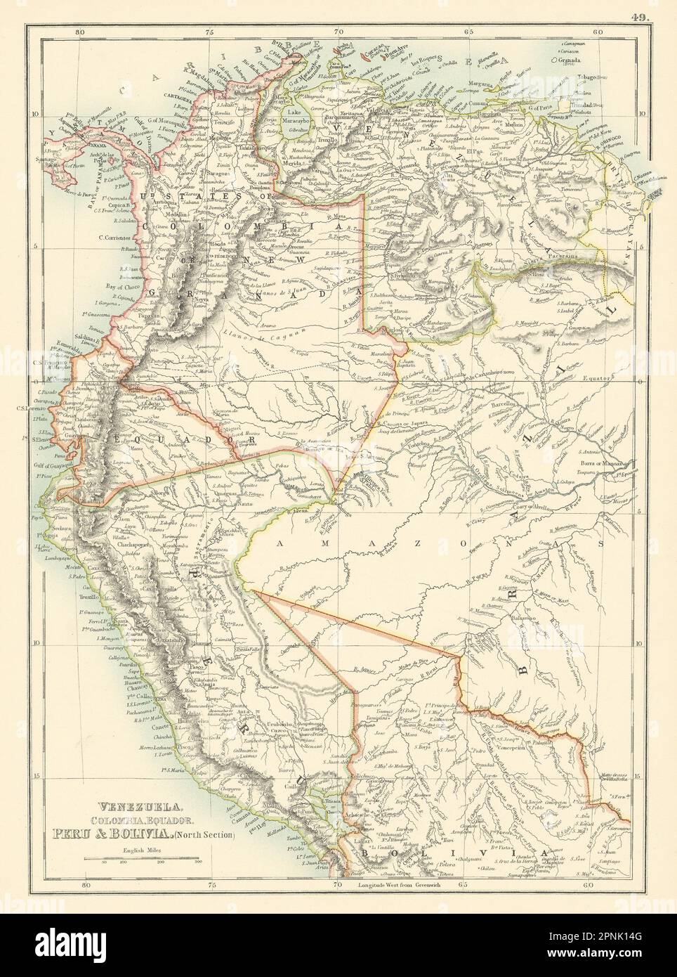 Map ecuador hi-res stock photography and images - Alamy