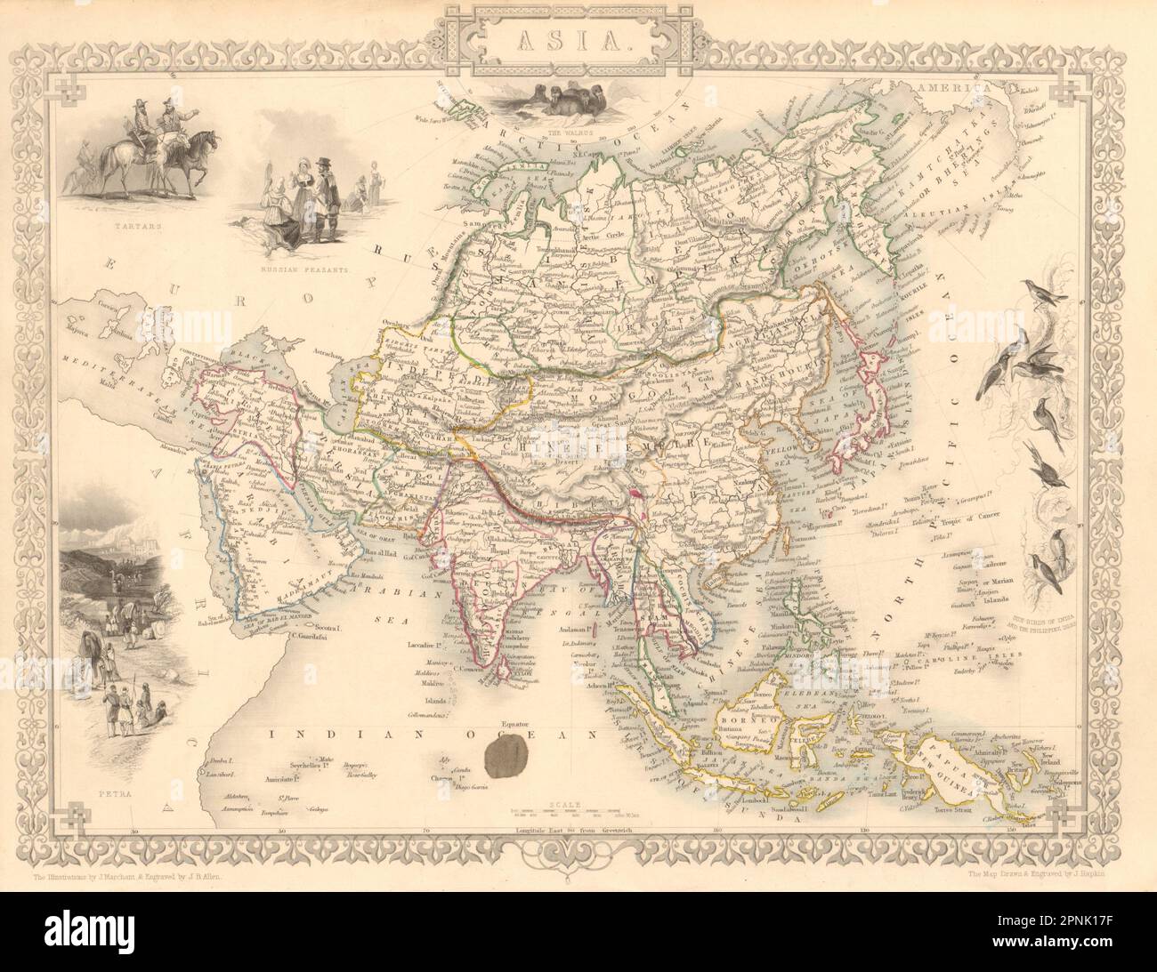 Map of china india border hi-res stock photography and images - Alamy