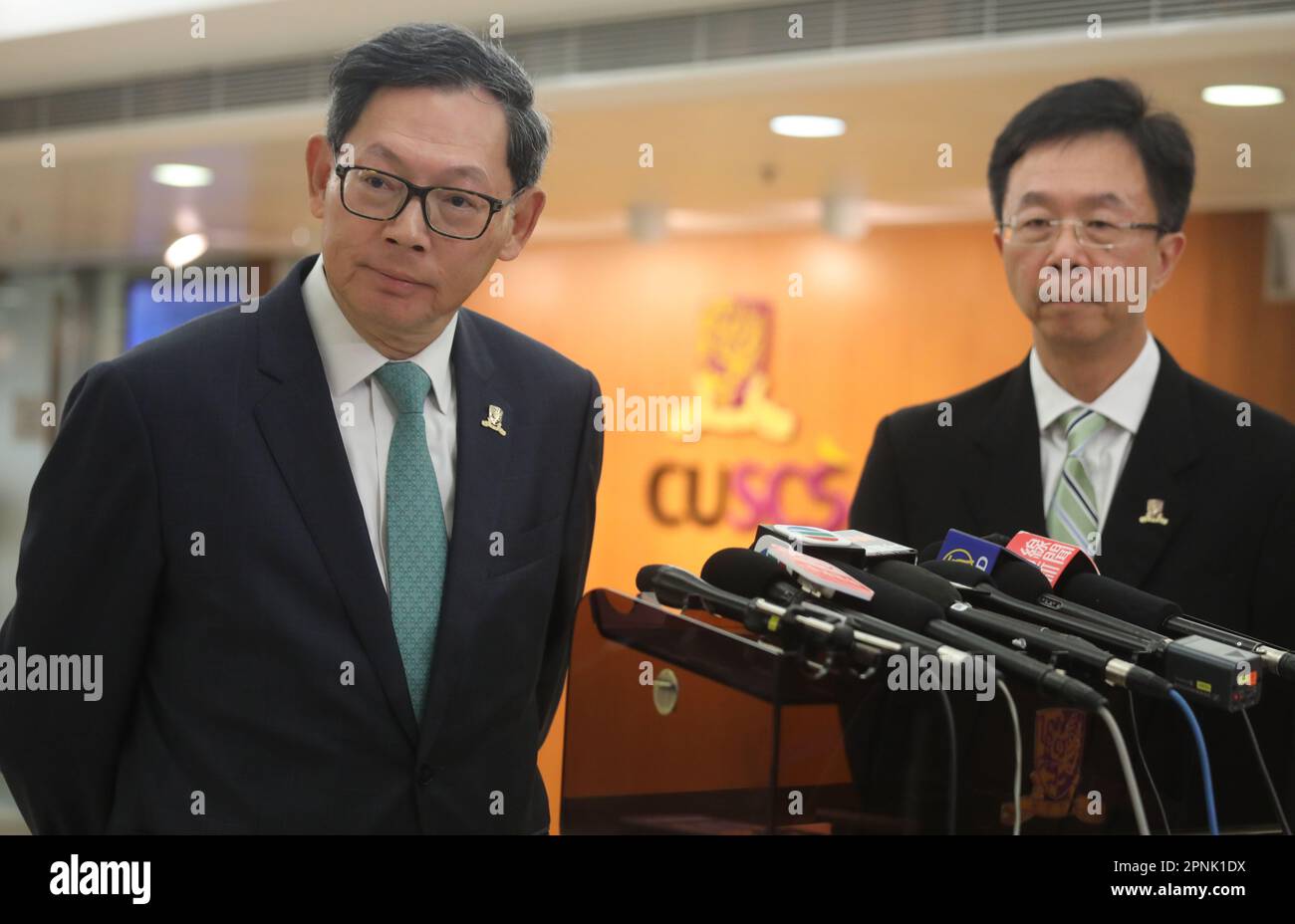 Chinese University of Hong Kong (CUHK) council members Norman Chan Tak ...