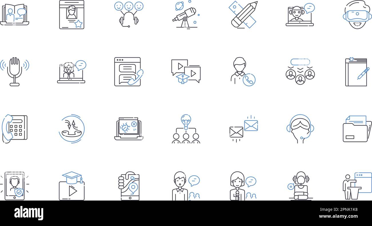 Chat line icons collection. Conversation, Dialogue, Communication ... Chat line icons collection. Conversation, Dialogue, Communication ...