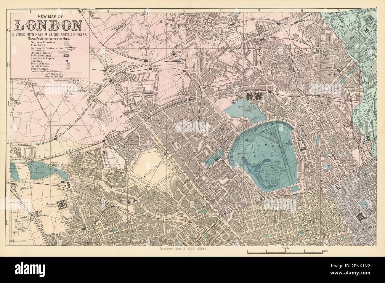 Camden town london map hi-res stock photography and images - Alamy