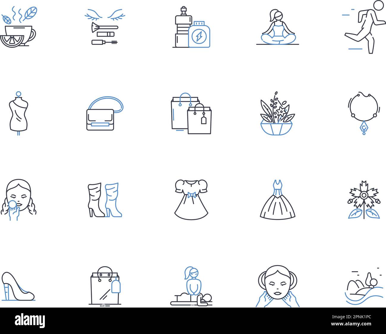 Inspiring art line icons collection. Creative, Visionary ...